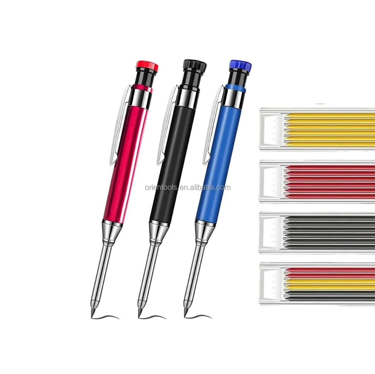 2.8mm Professional Mechanical Engineering Woodworking Pen with Refilled ...