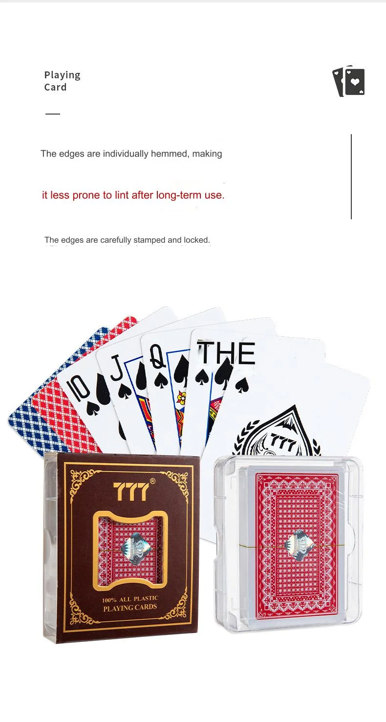 TC Blank Marked Sublimation Playing Cards Waterproof Plastic Poker ...