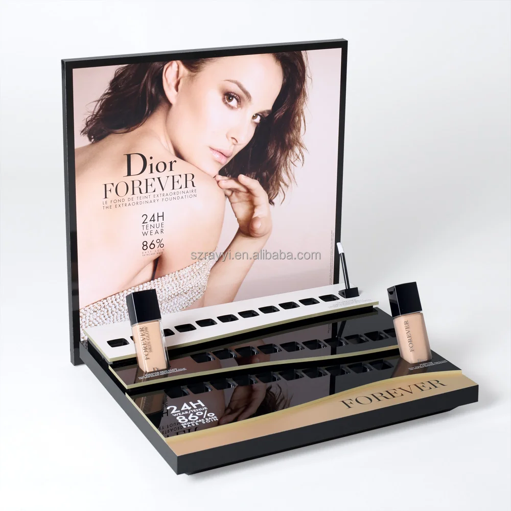 RAY YI Custom Professional Cosmetic Set Counter Display Stand Acrylic ...