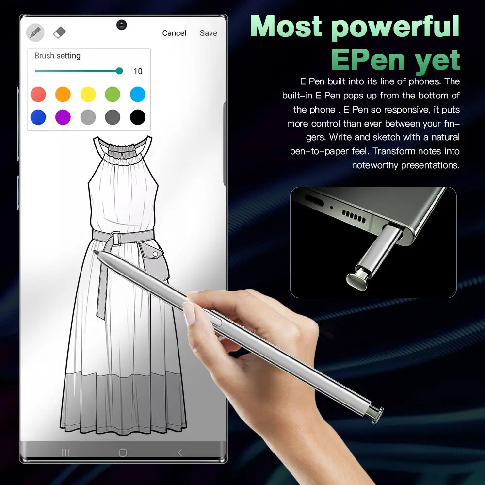 Android 5g Network Goophone S23 Ultra 7.3 Inch 16gb+1tb Dual Sim Mobile ...