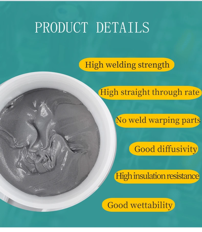 Lead Tin Solder Paste 6337 Smt Patch Non Washable Solder Paste Welding ...