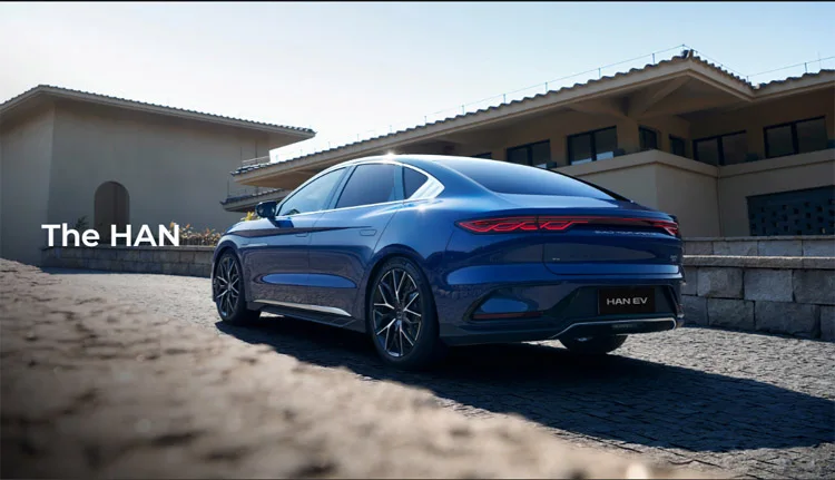 2023 Byd Electric Car Adult Ev Car New Energy 610km Green Byd Han Ev ...