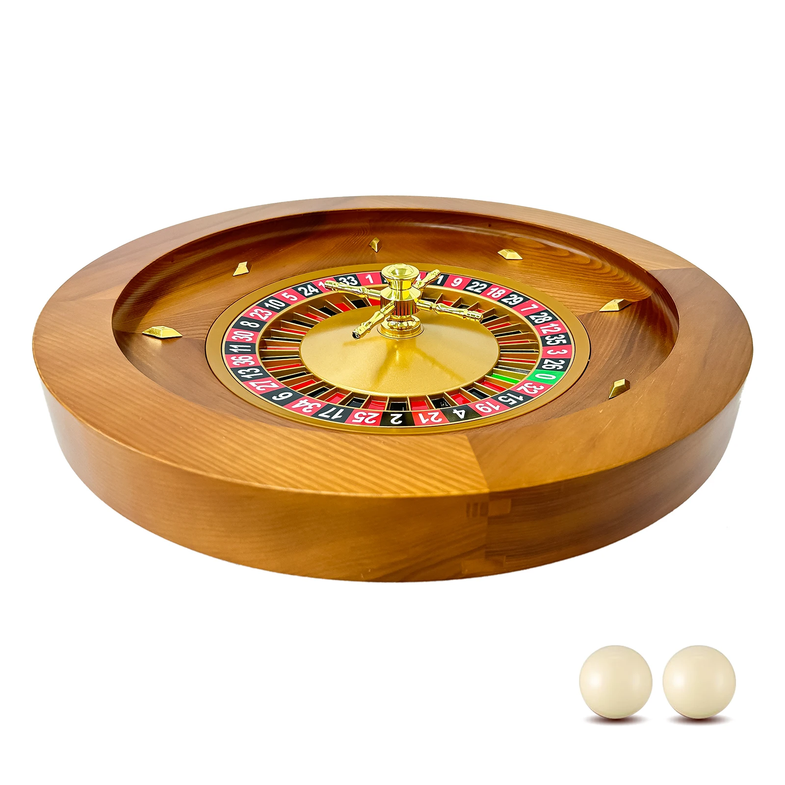 Professional Wooden Casino Roulette Table Factory Roulette Wheel for ...