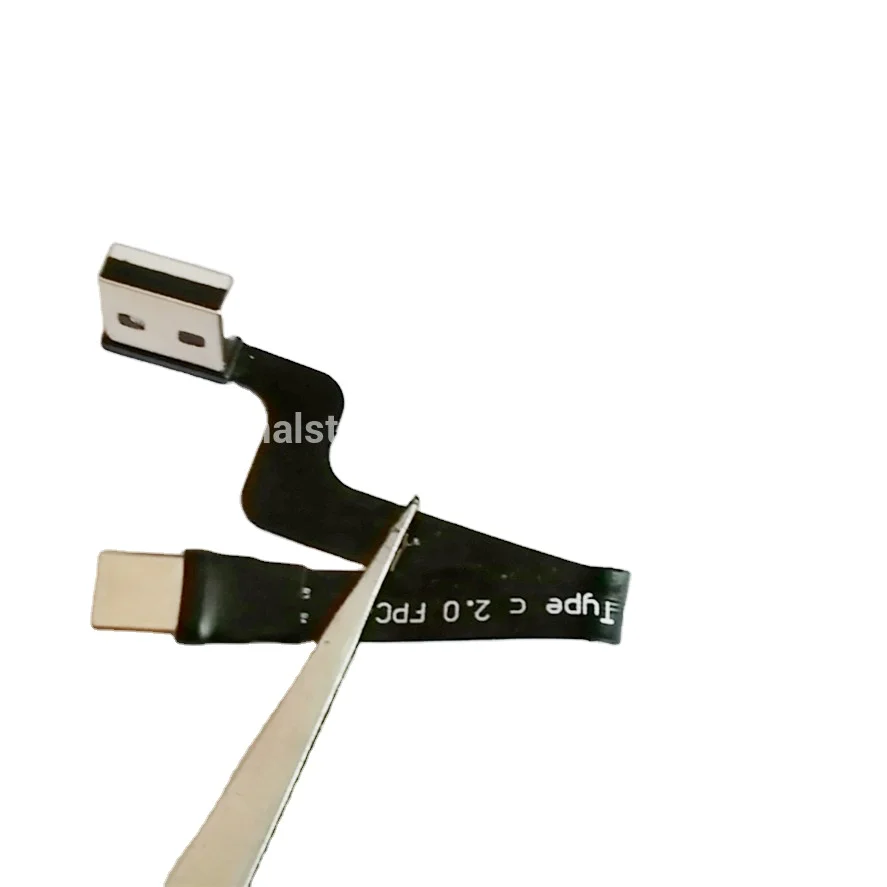 Flexible Flat USB Extension Cable - Low Profile USB 3.1 Type C, Ultra Thin Black PVC for ...