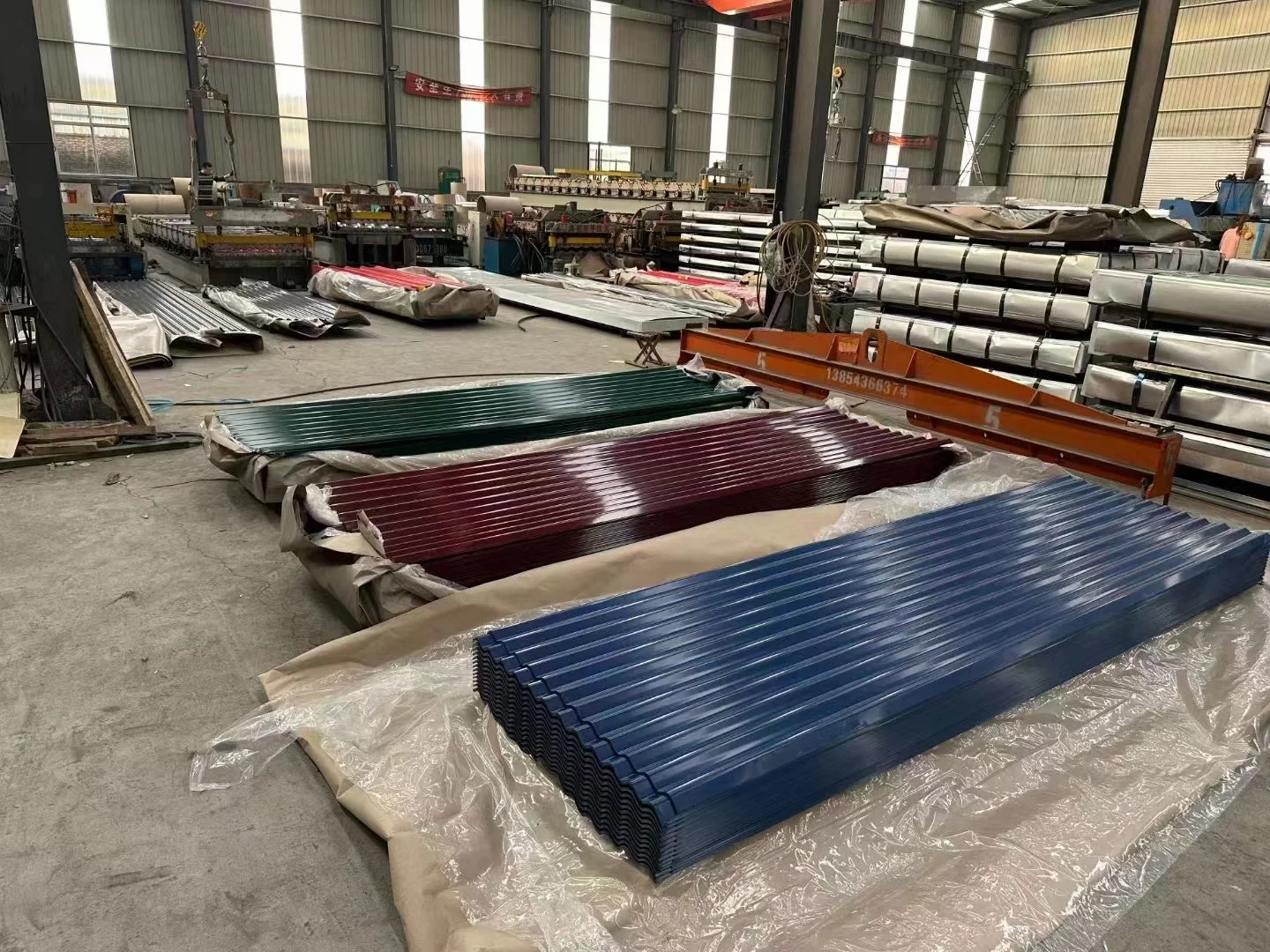 Ral Roofing Sheet Roof Panels/corrugated Color Coated Galvanized Sheet ...