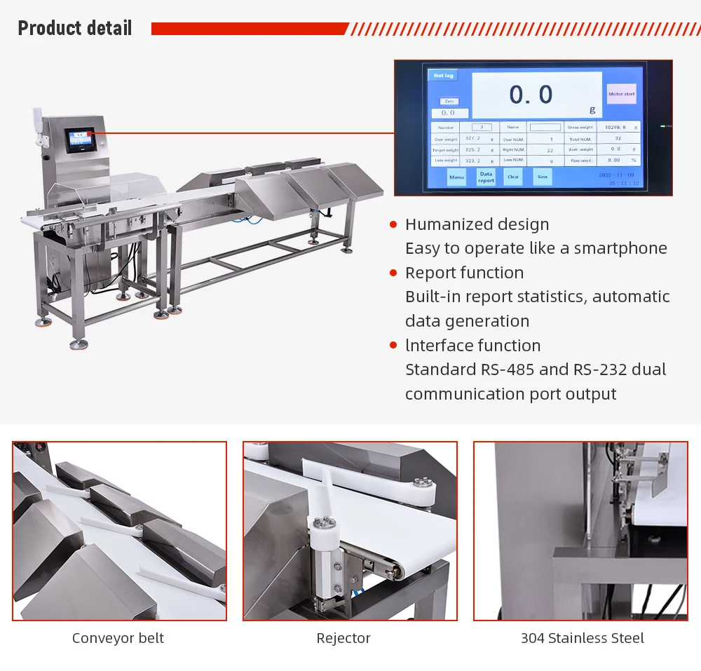 High Precision Multi Level Weight Sorting Checker Machine Weighing ... High Precision Multi Level Weight Sorting Checker Machine Weighing ...