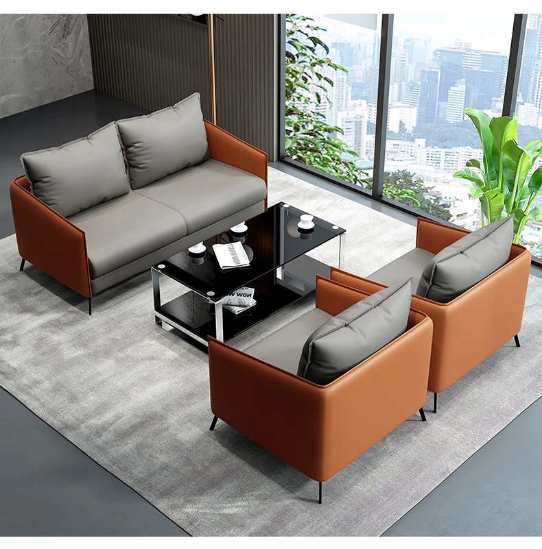 Zitai Wholesale Office Furniture Sofa Modern Business 1+1+3 PU Leather ...