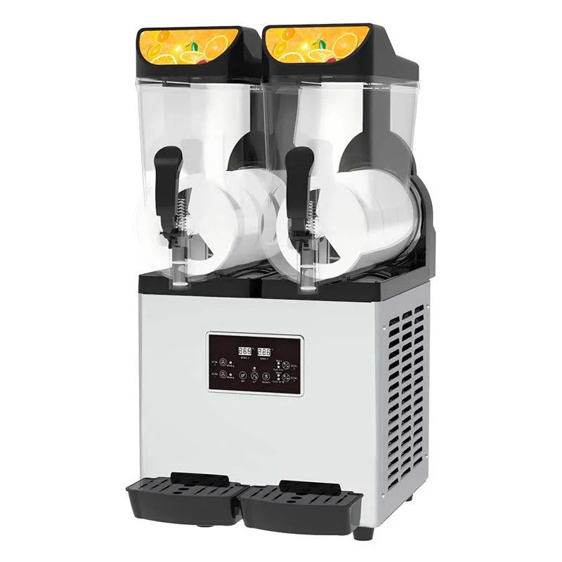 Slushy Machine 2 Tubs Table for Counter Top Home With Selfcleaning ...