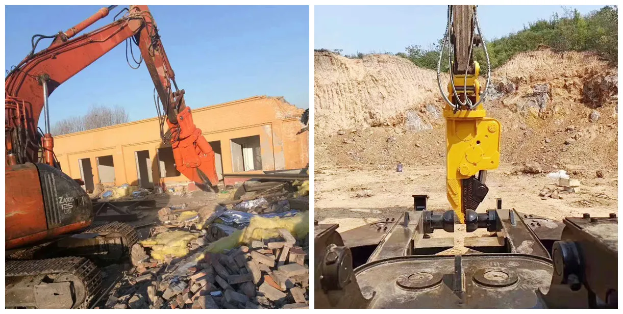 Mechanical Rotation Hydraulic Shear For Mini 3ton 4ton 5ton Excavator ...