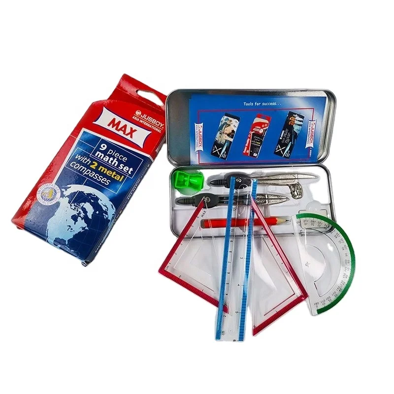 Max School Stationery Mathematical Set,Marshal Geometry Box Compass ...
