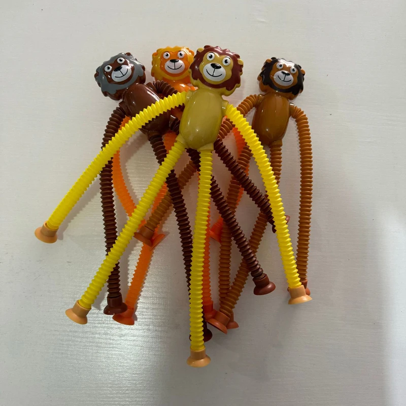 Dog Telescopic Pop Tube Versatile Robot Luminous Stretch Sucker Pop ...