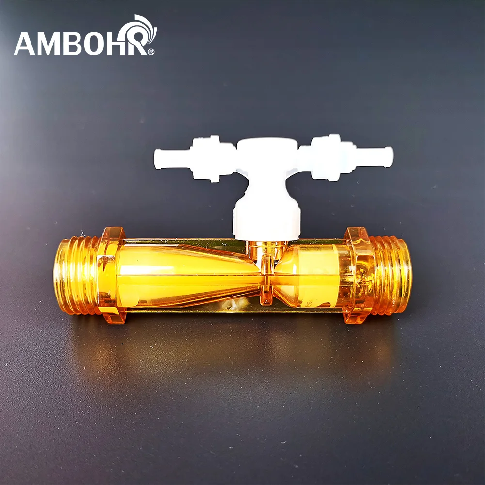 AMBOHR PVC PVCF Transparent Venturi Injector for Ozone Generator and ...
