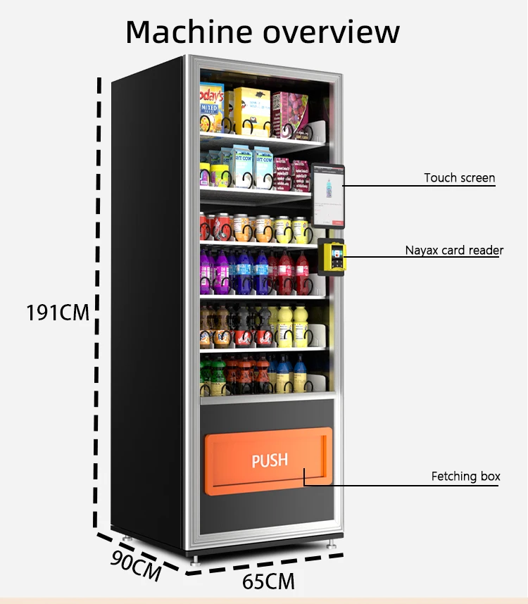 Small Frozen Drink Vending Machine for Hotel/Metro OEM/ODM Customized ...