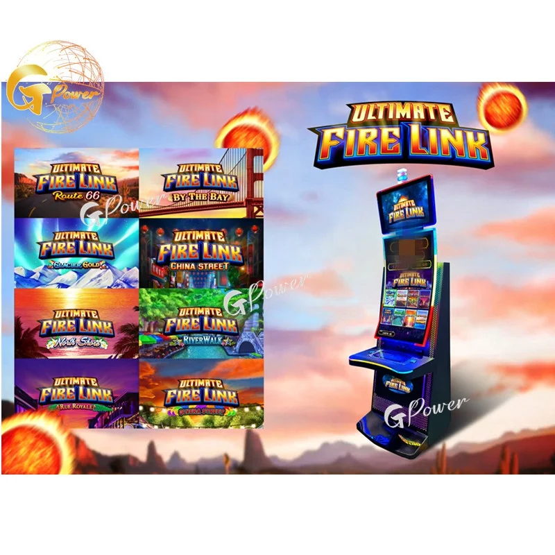 Classic Bally Game Ultimate Fire Link 8 in 1 Game Machine