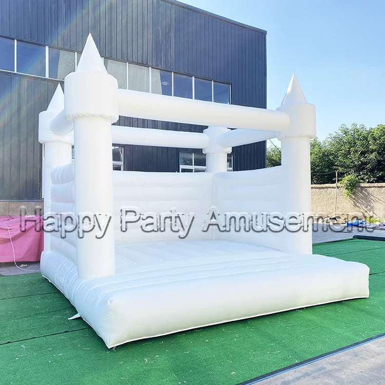 Hot Sale 4x4m/13x13ft Moonwalk Bounce House Commercial Grade White ...