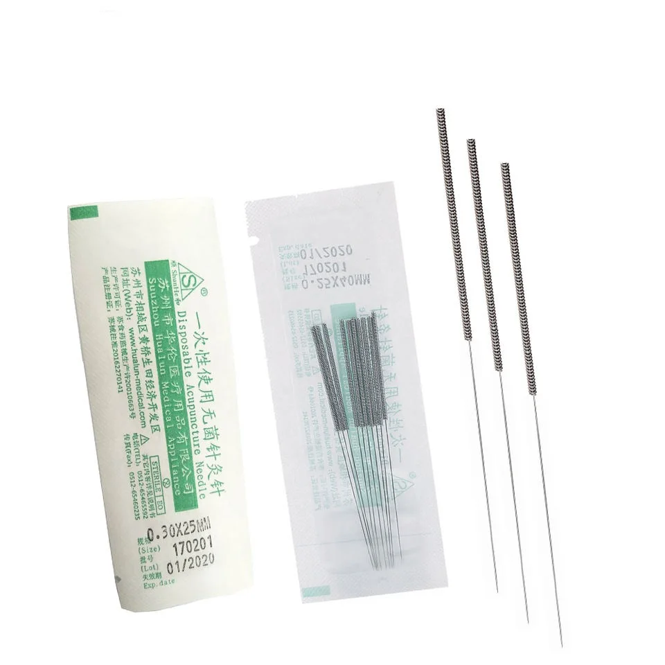 Factory Price Chinese Sterile Disposable Spring Handle Acupuncture ...