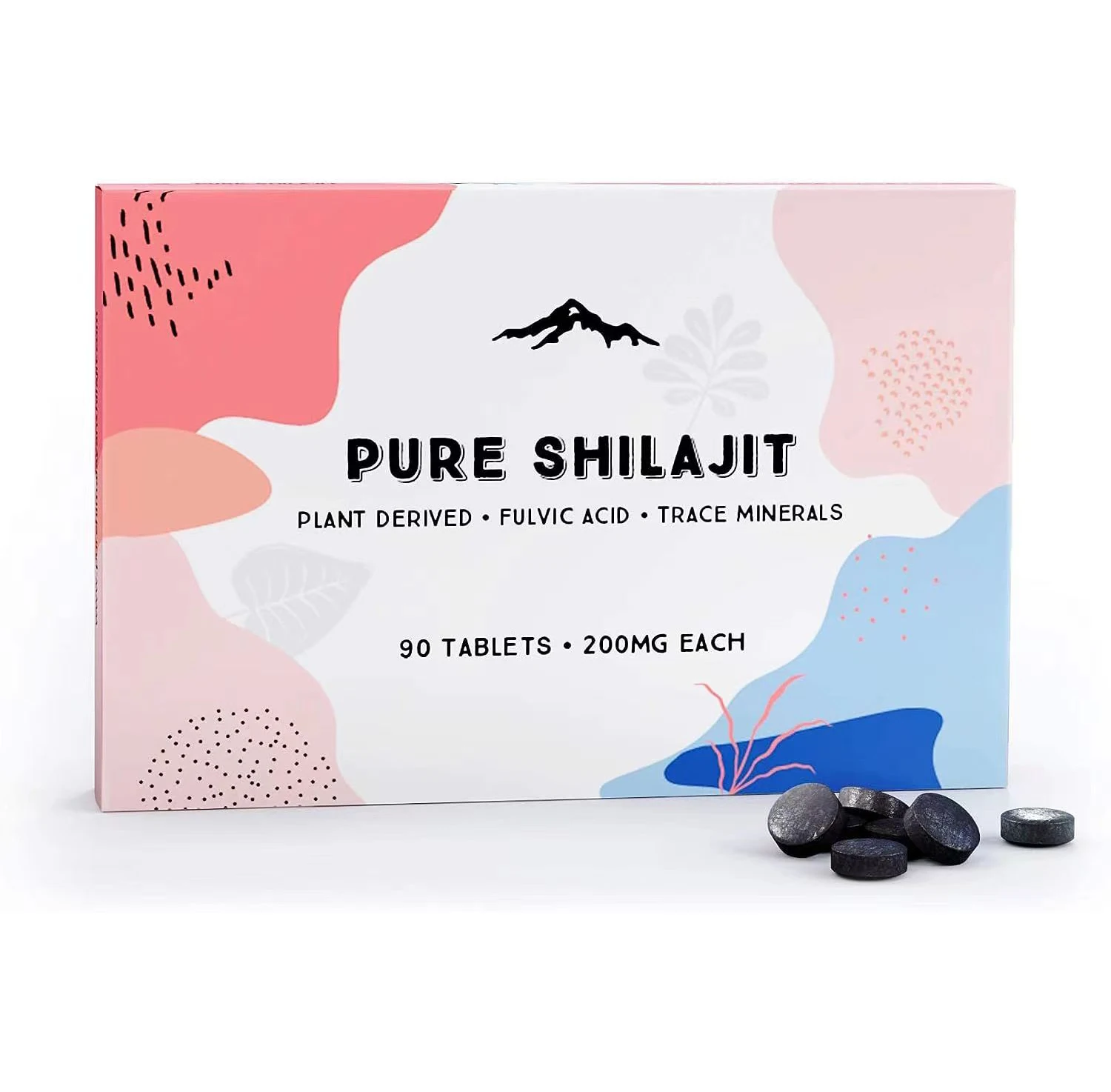Shilajit Tablet 500mg Pure Himalayan Shilajit Fulvic Acid Shilajit ...
