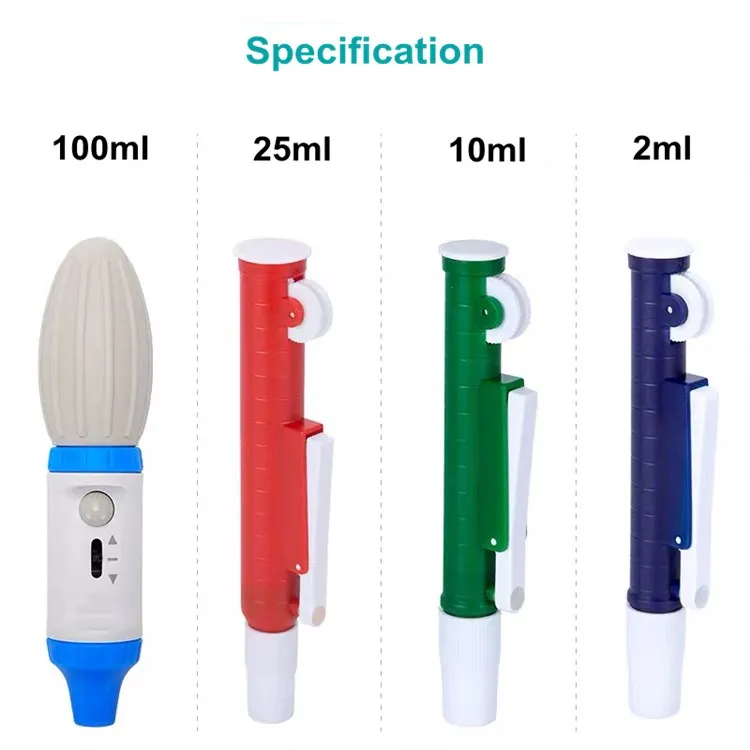 Micro Pipette Liquid Moving Pipette Filler Pump 2ml 5ml 10ml 25ml Serological Pipette - Buy ...