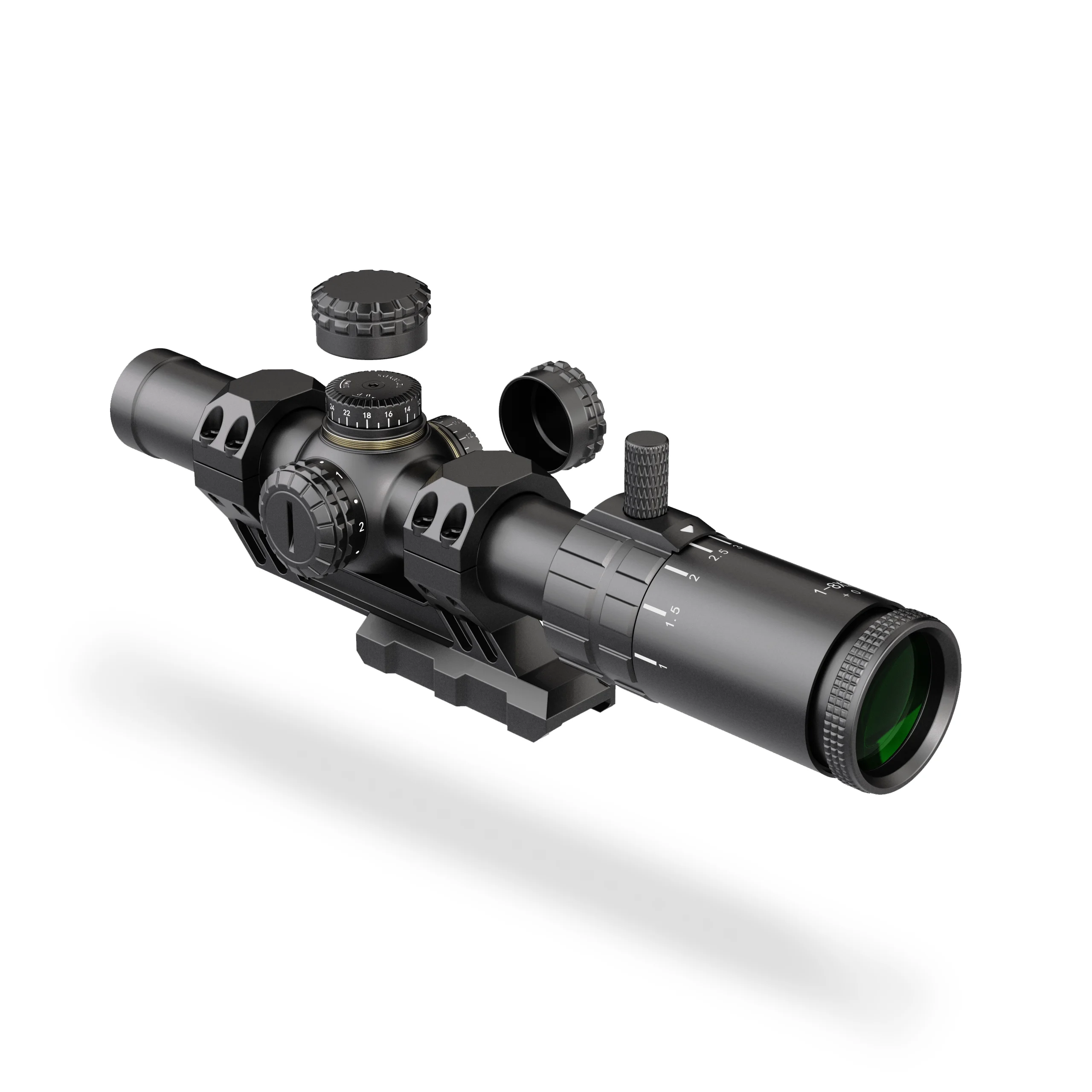 TYPHON 1-8x24IR FFP LPVO First Focal Plane Reticle 30 mm Tube Dia ...