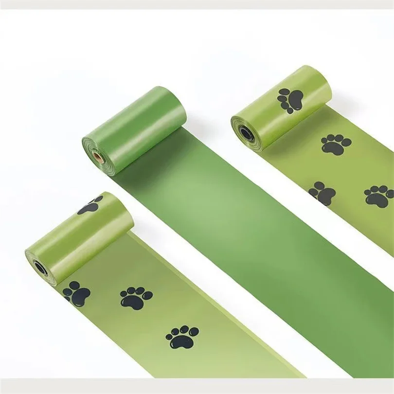 Thickened and fully degradable fecal bag for dogs, a tool for picking ...