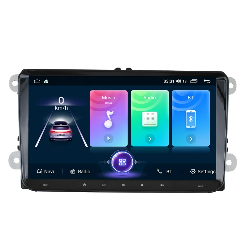 Factory 16g Dvd Car Palyer Android 8 Car Radio Autoradio For Vw Skoda ...