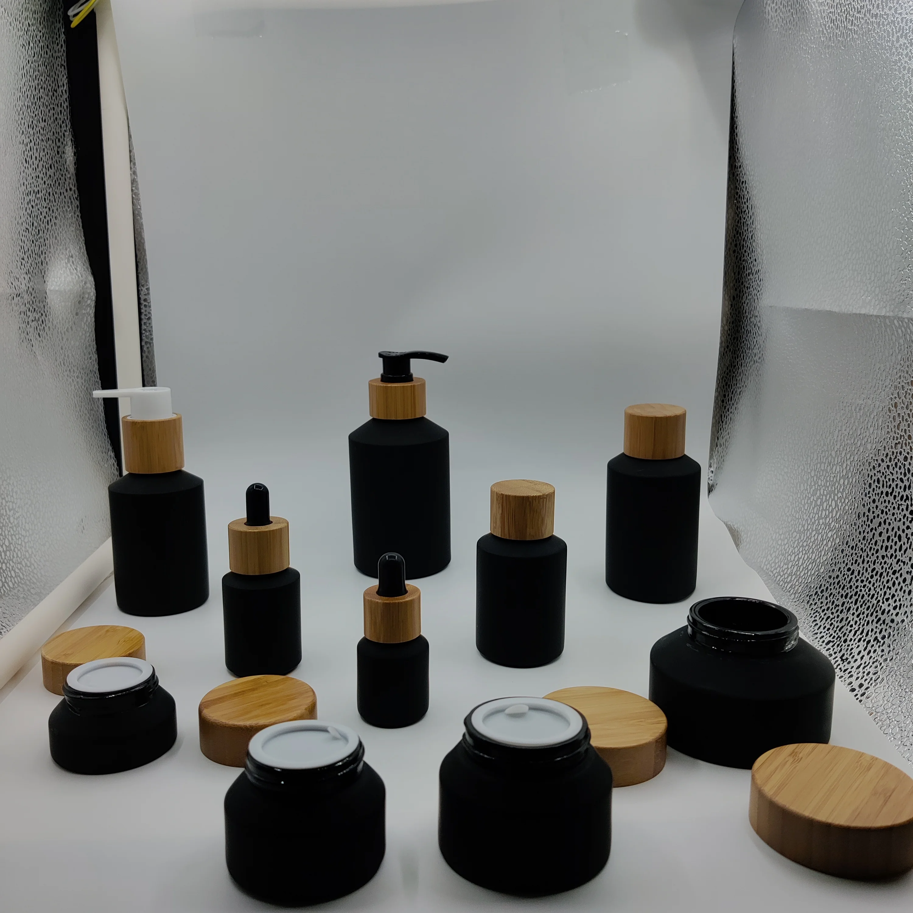 Free Shipping Lid And Base Set Glass Jar Cream New Perfume Oil Bottle ...