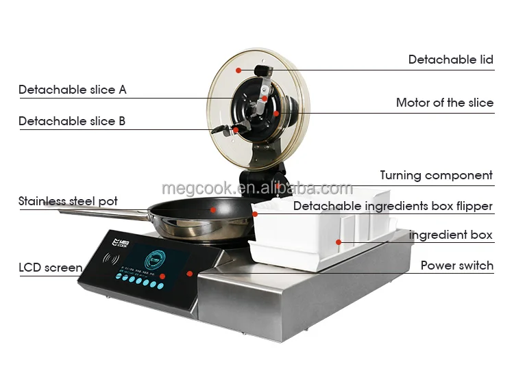 Cooking Robot - Intelligent Mixer for Fast Food Kitchens