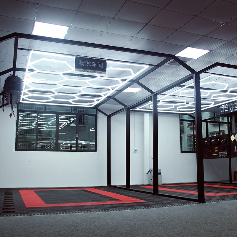 Car Detailing Honeycomb Auto Detailing Light Hexagonal Lights for Car ...