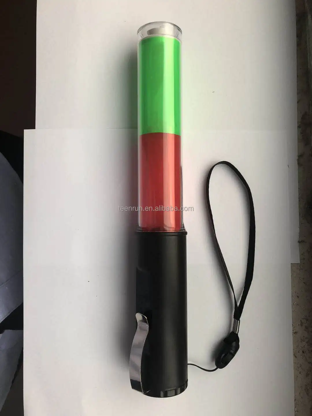 26cm Red Bule Security Baton Led Flashing Battery Operated Traffic ...