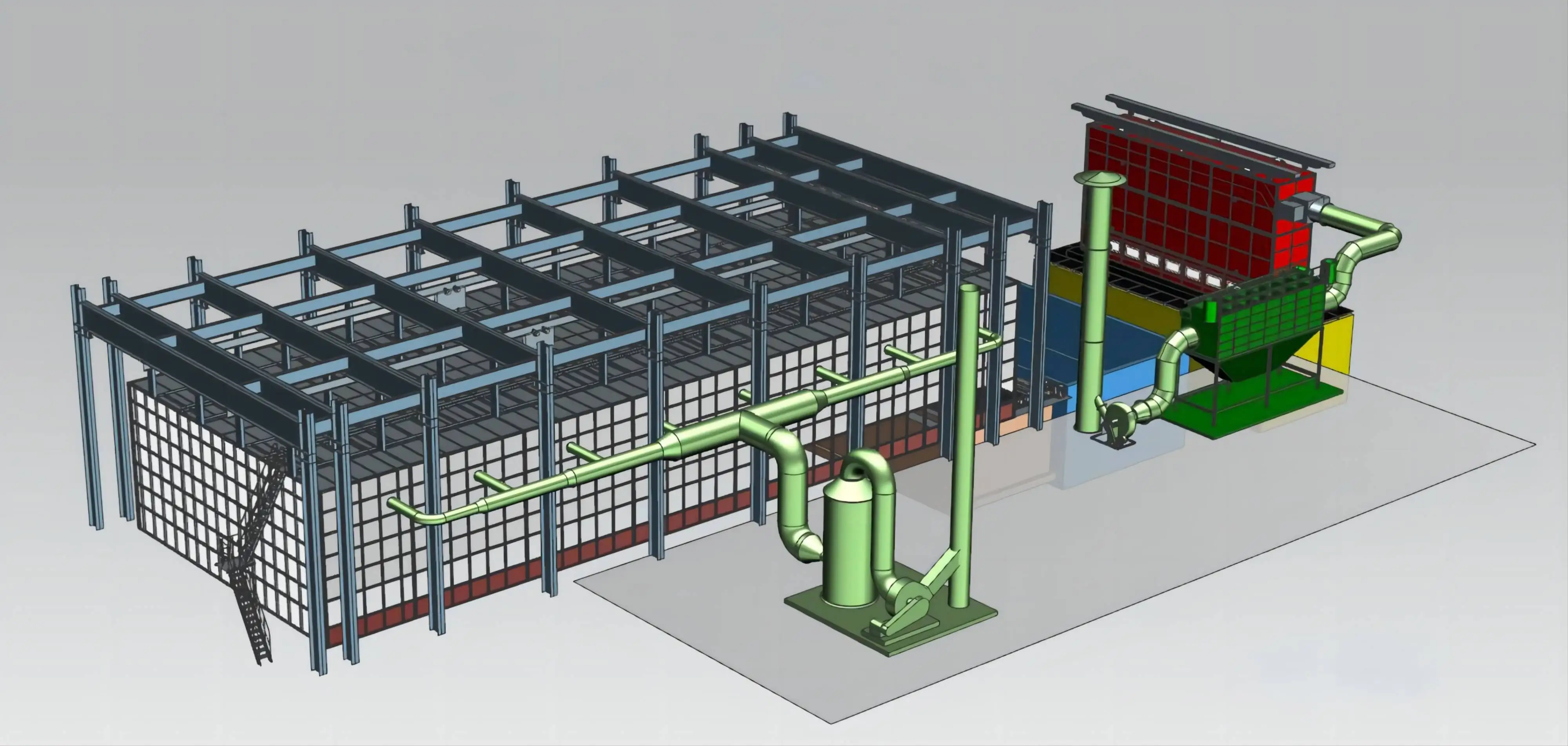 Hot Dip Galvanizing Plant Layout Design - Easy to Operate