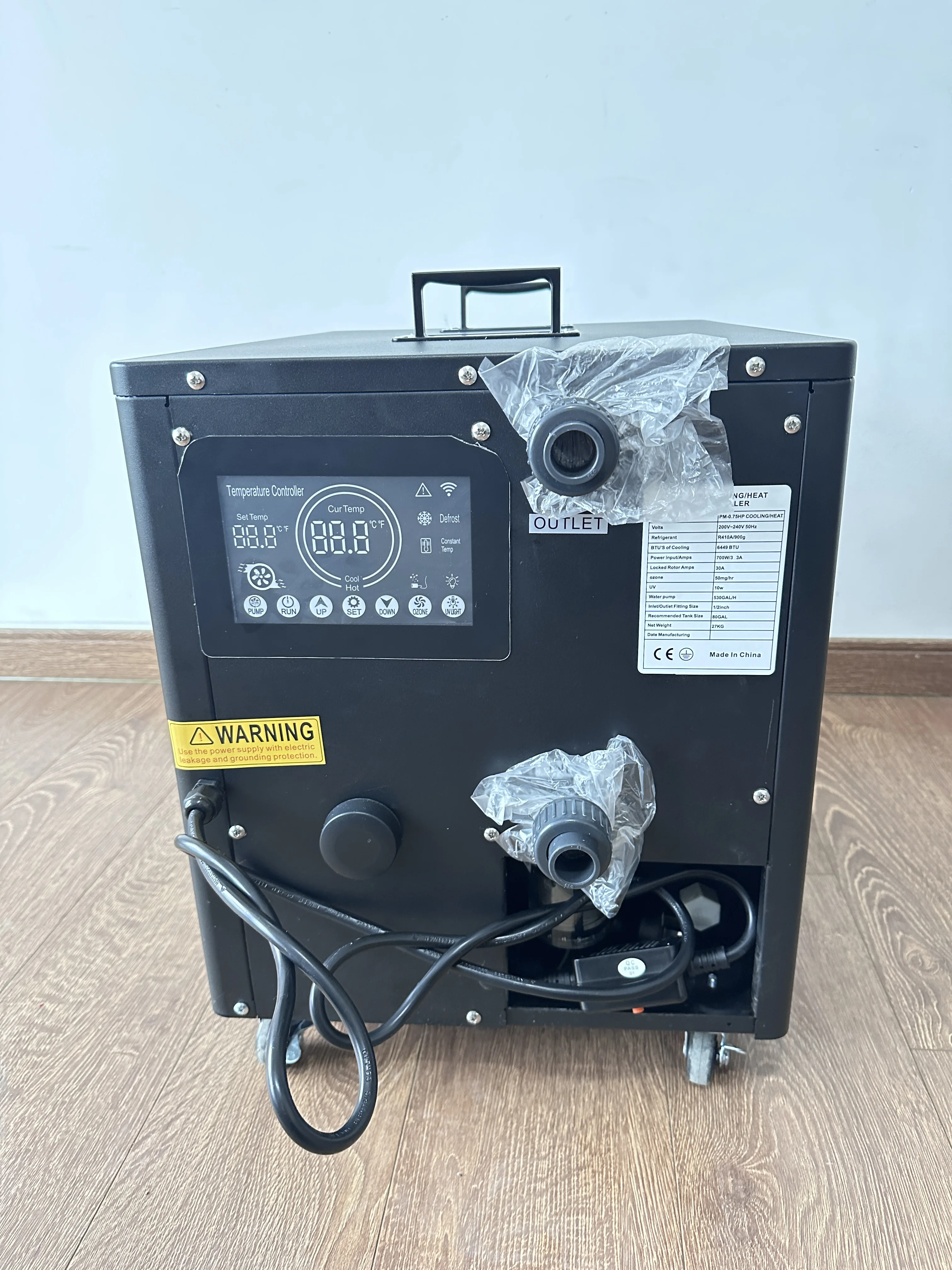 Premium Luxury Pro Ice Bath Tub Cold Plunge Tub With Cooling System ...