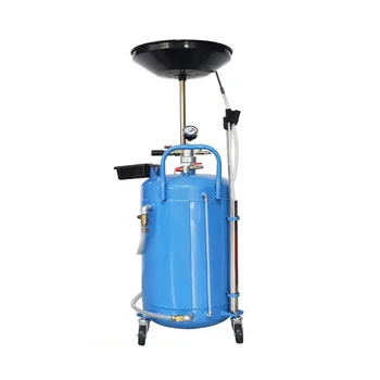 80l Oil Collector Trolley Oil Drainer Adjustable Tube Pneumatic Vacuum ...
