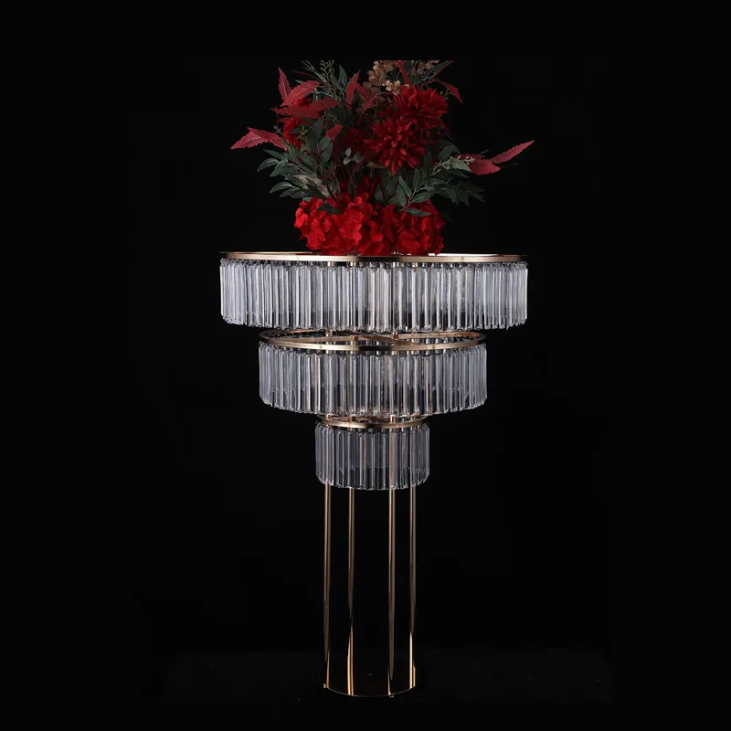 Professional Factory Good Luxury Black Metal Flower Stand Square ...