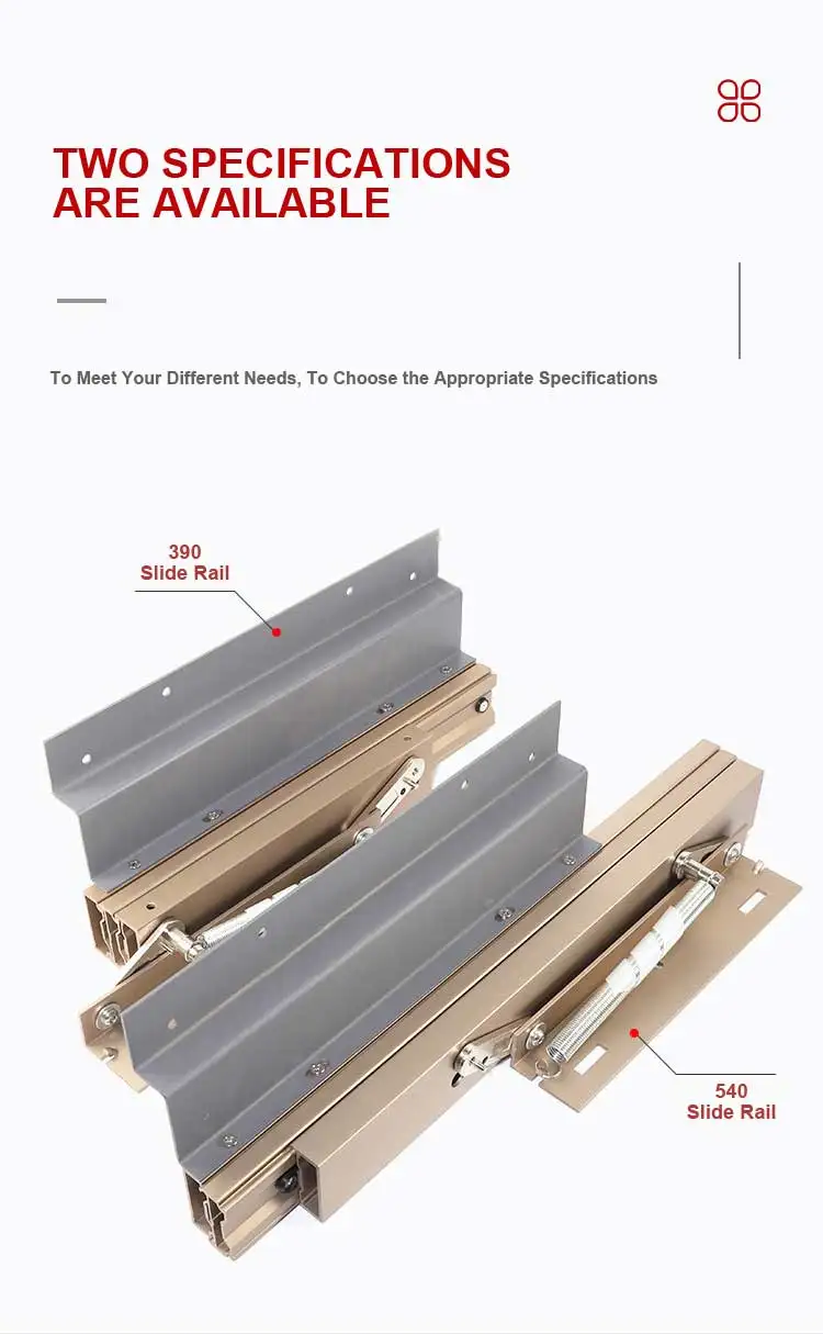 Dining Table Guide Rail Tables Slide Pop-up Spring Extension Rail ...