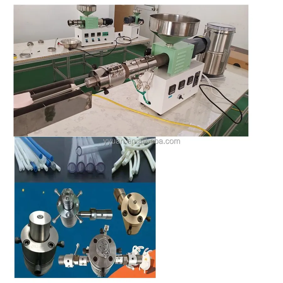 Laboratory Small Plastic Tupe Pipe Extrusion Line,Medical Catheter ...