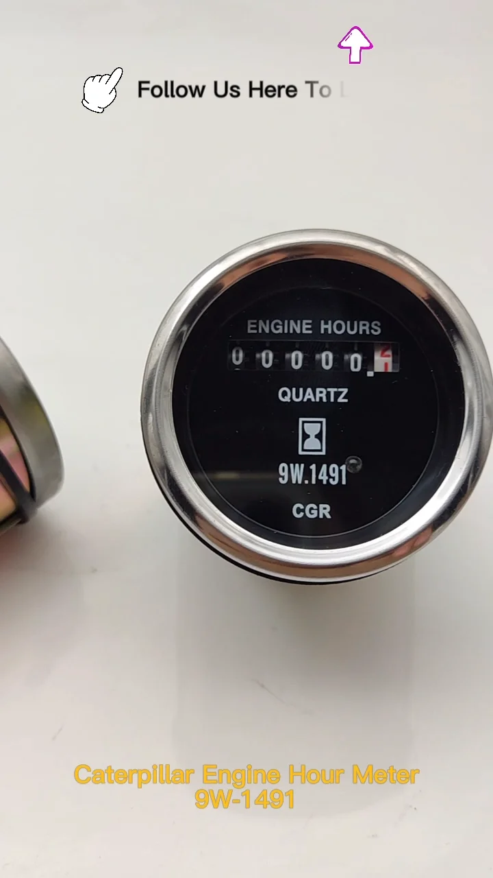 Engine Parts Hour Meter 9w1491 9w1490 9w1493 Gauge 1w0705 1w2864 6n5906 ...