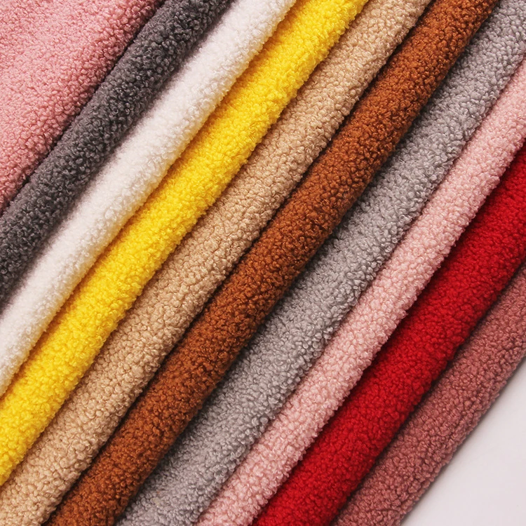 Wholesale New Style 100 Polyester Teddy Fleece Fabric Free Sample Super ...