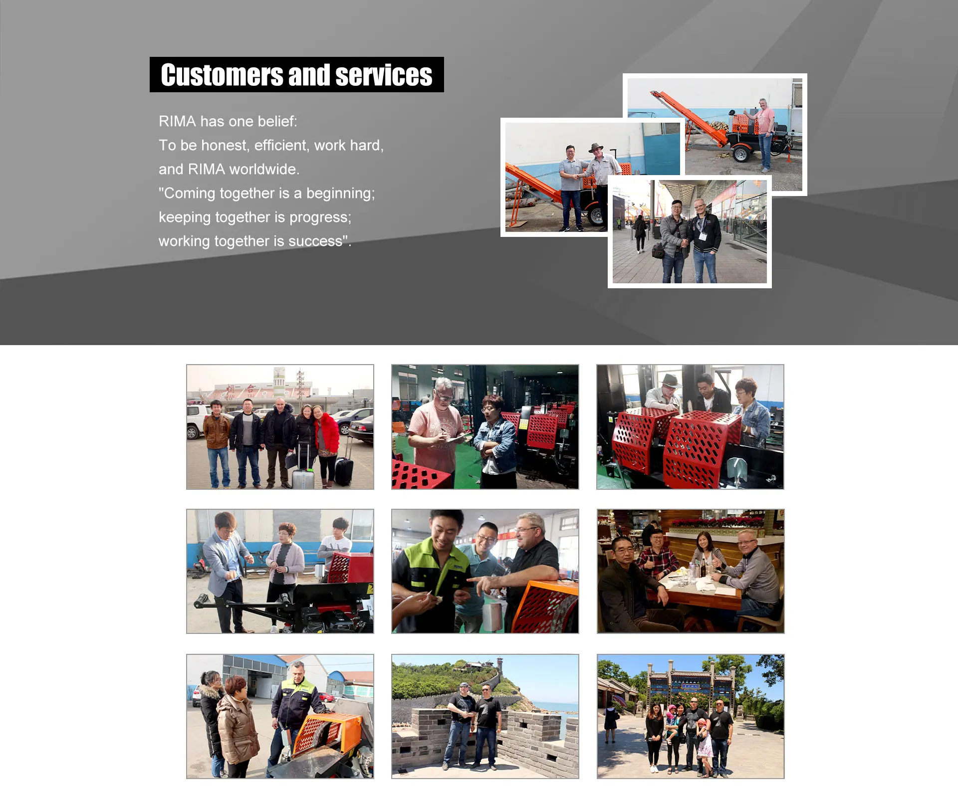 Yantai Rima Machinery Co., Ltd. - Log Splitter; Sawmill; Firewood ...