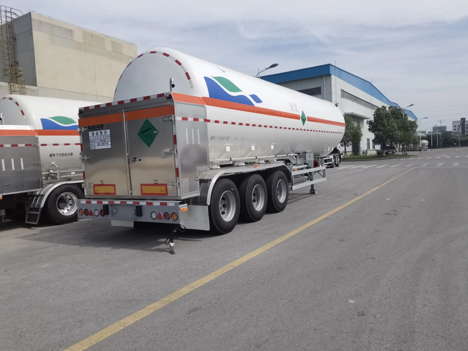 26 Cubic Meter Liquid Nitrogen Semi-trailer A High-performance And Long ...