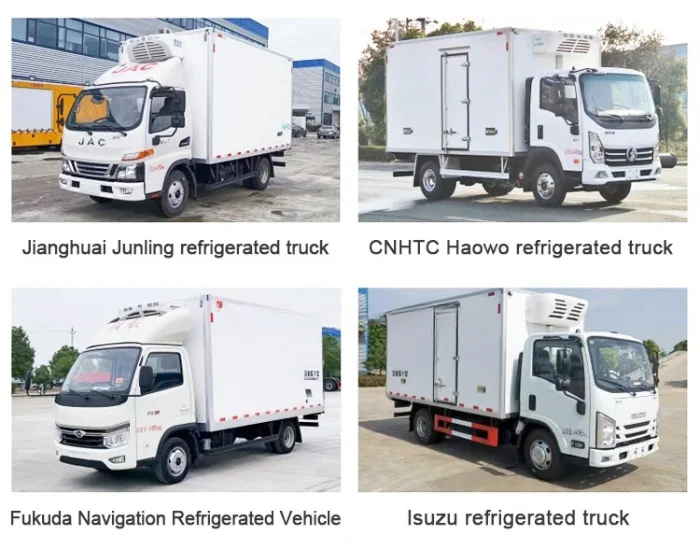 Japan Isuzu 5tons Refrigerated Cargo Body Trucks Cold Food Refrigerator ...
