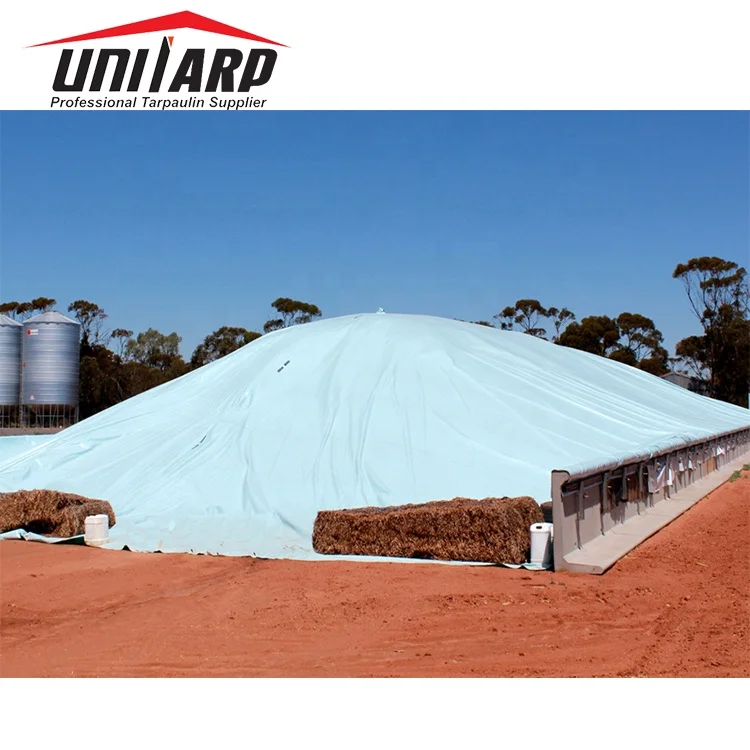 Outdoor Waterproof Grain Bunker Cover Farm PVC Tarpaulin for ...