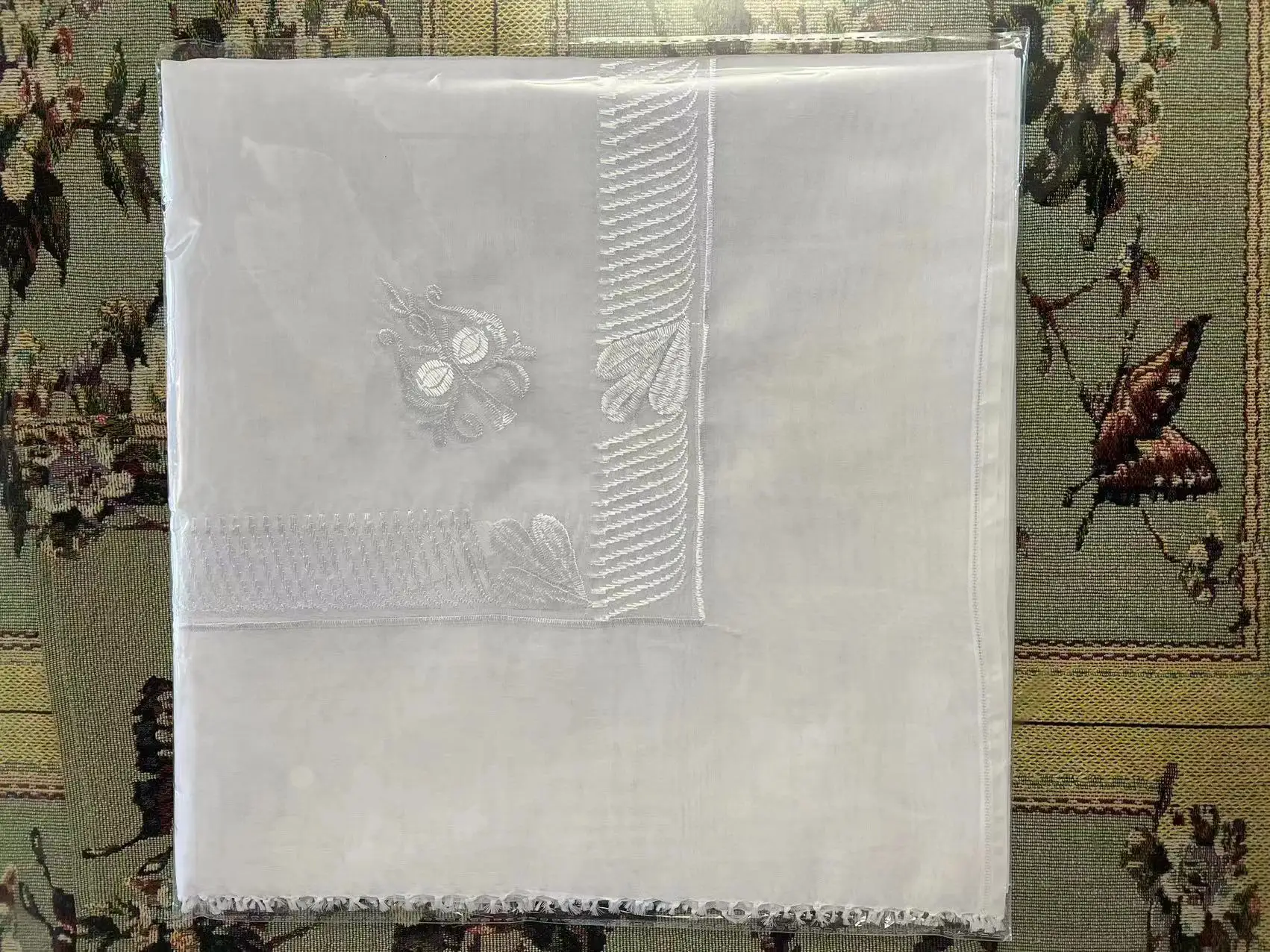 Muslim Arabic Shawl Shemagh Hijab Square Man Scarfs Voile White Ghutra ...