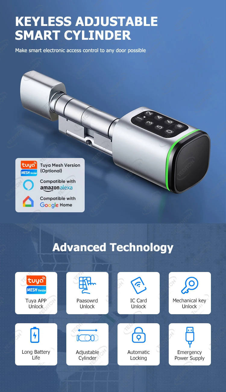 Smart Locks with One Cylinder - Secure Your Home Efficiently