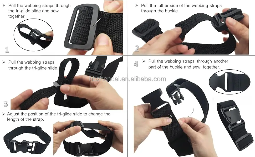 15mm Paracord Clips, Plastic Side Release Curved Buckles for Bracelets Clasps, Dog Collar Straps ...