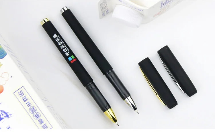 Promotional Plastic Square Pen Square Shape Pen Rubber Finished Cheap ...