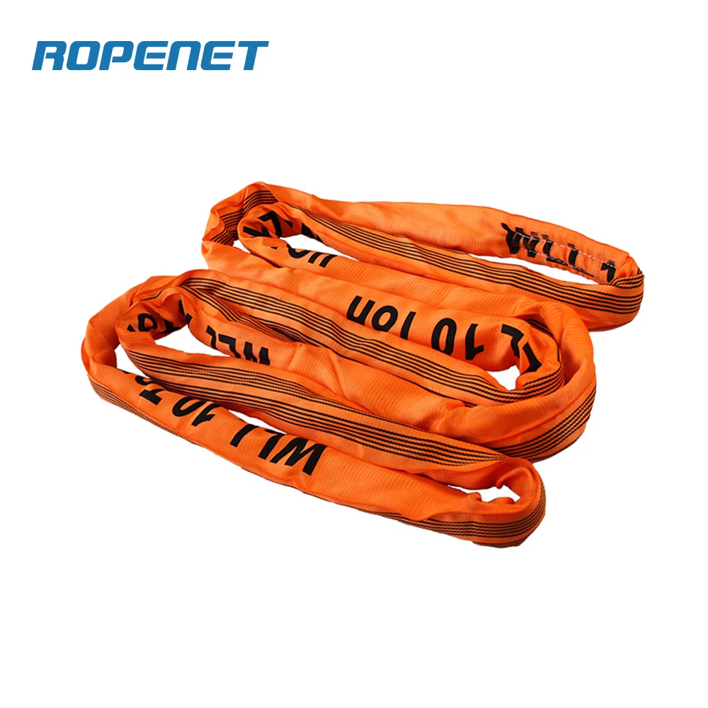 20 Years Webbing Factory HMPE Endless Round Sling Polyester Webbing ...