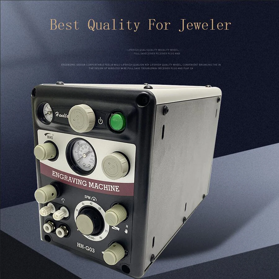 Double Handpiece 8000 Rpm Graver Pneumatic Portable Jewelry Engraver ...