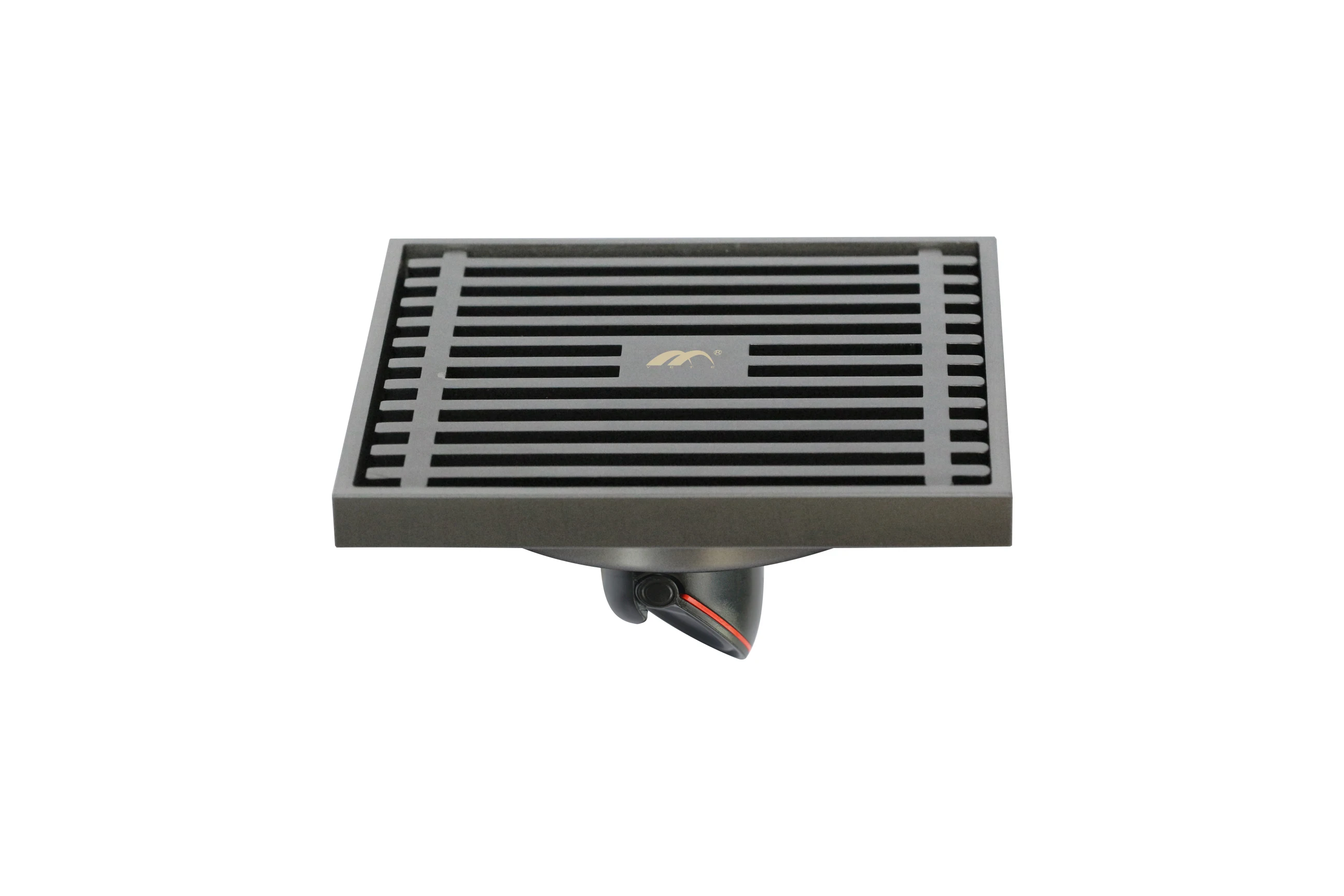 Odor-proof Square Floor Drain - Brass for Bathroom & Balcony