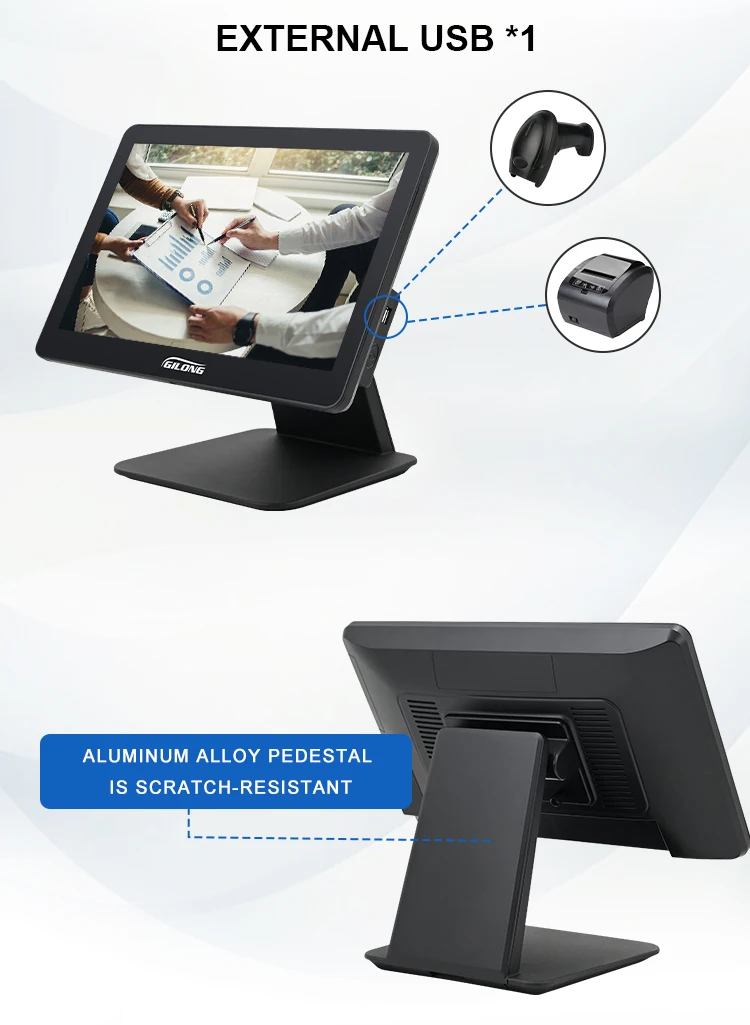 Cheap Pos Machine Point Of Sale All In One Touch Windows Desktop Vesa ...