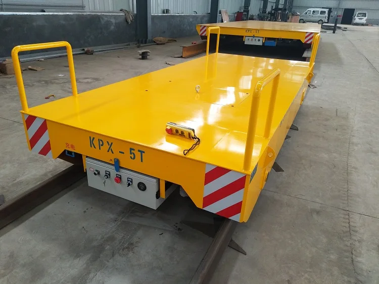 Electric Rail Transfer Trolley Transfer Vehicle Industrial Tugger Carts ...